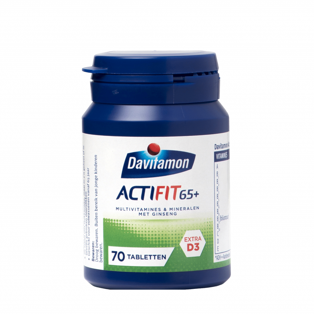 Davitamon Actifit 65+ tabletten: goed voor de vitaliteit en weerstand