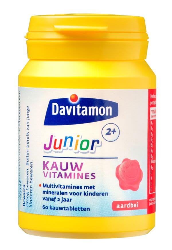 Davitamon Junior 2+ Aardbei 60 KauwVitamines | Davitamon