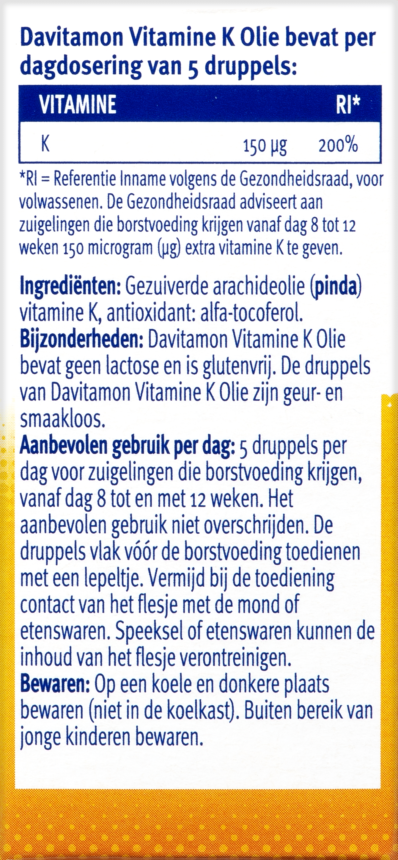Davitamon Vitamine K Olie voor baby's | Davitamon