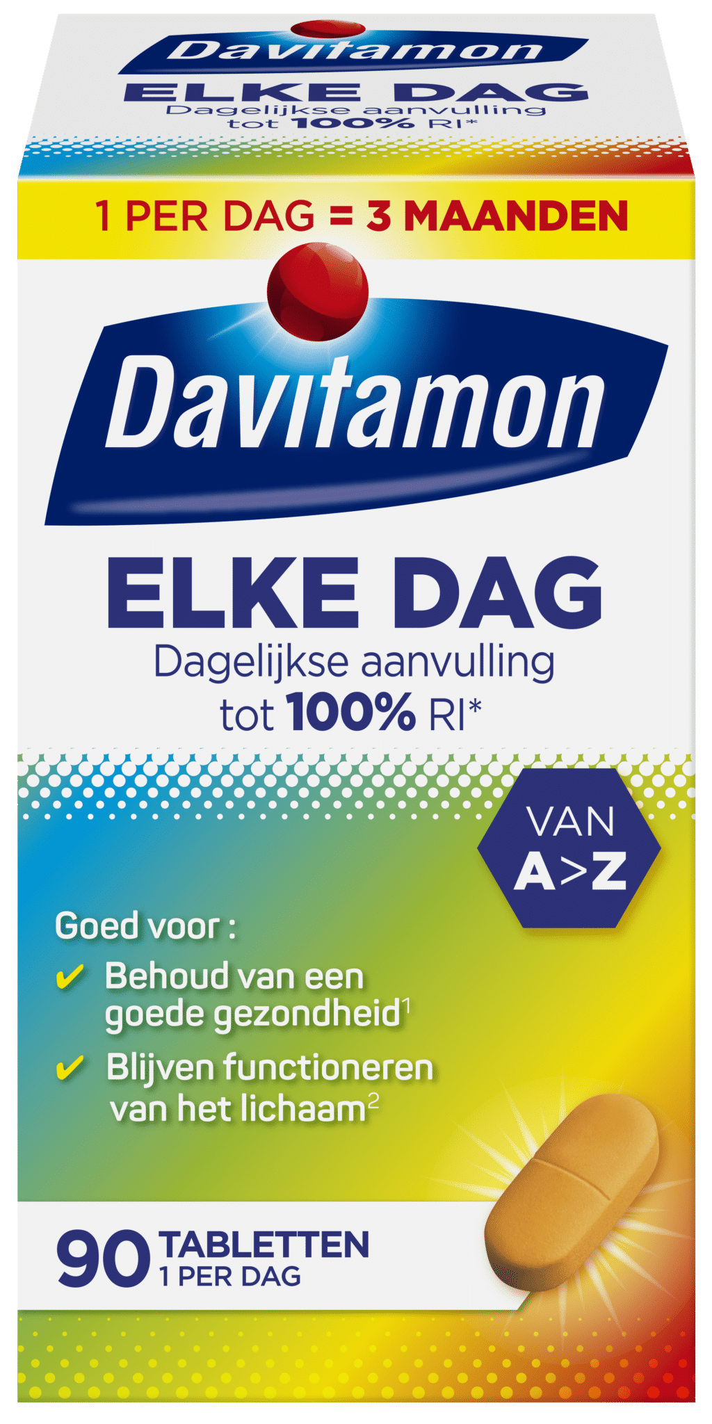 Davitamon Elke Dag Tabletten: vitamines en mineralen