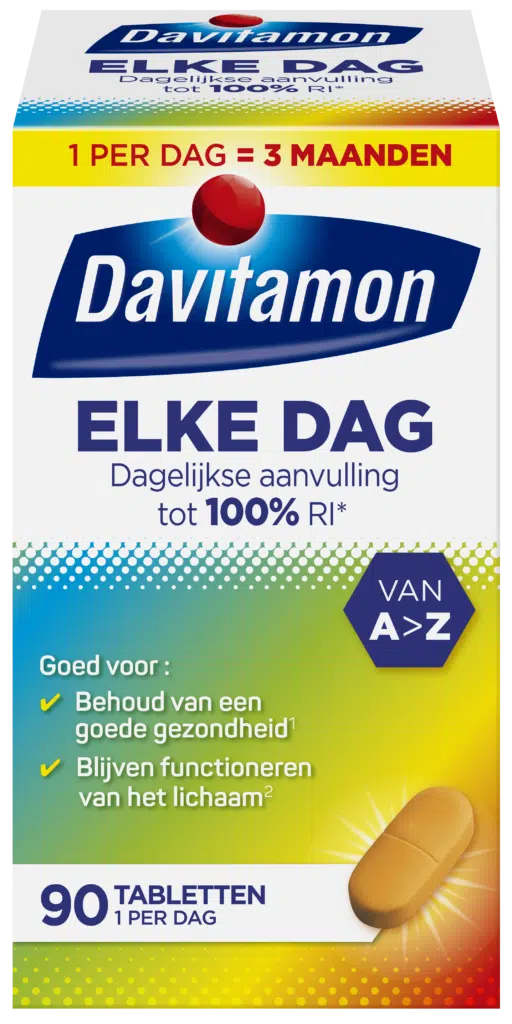 Davitamon Elke Dag Tabletten: vitamines en mineralen