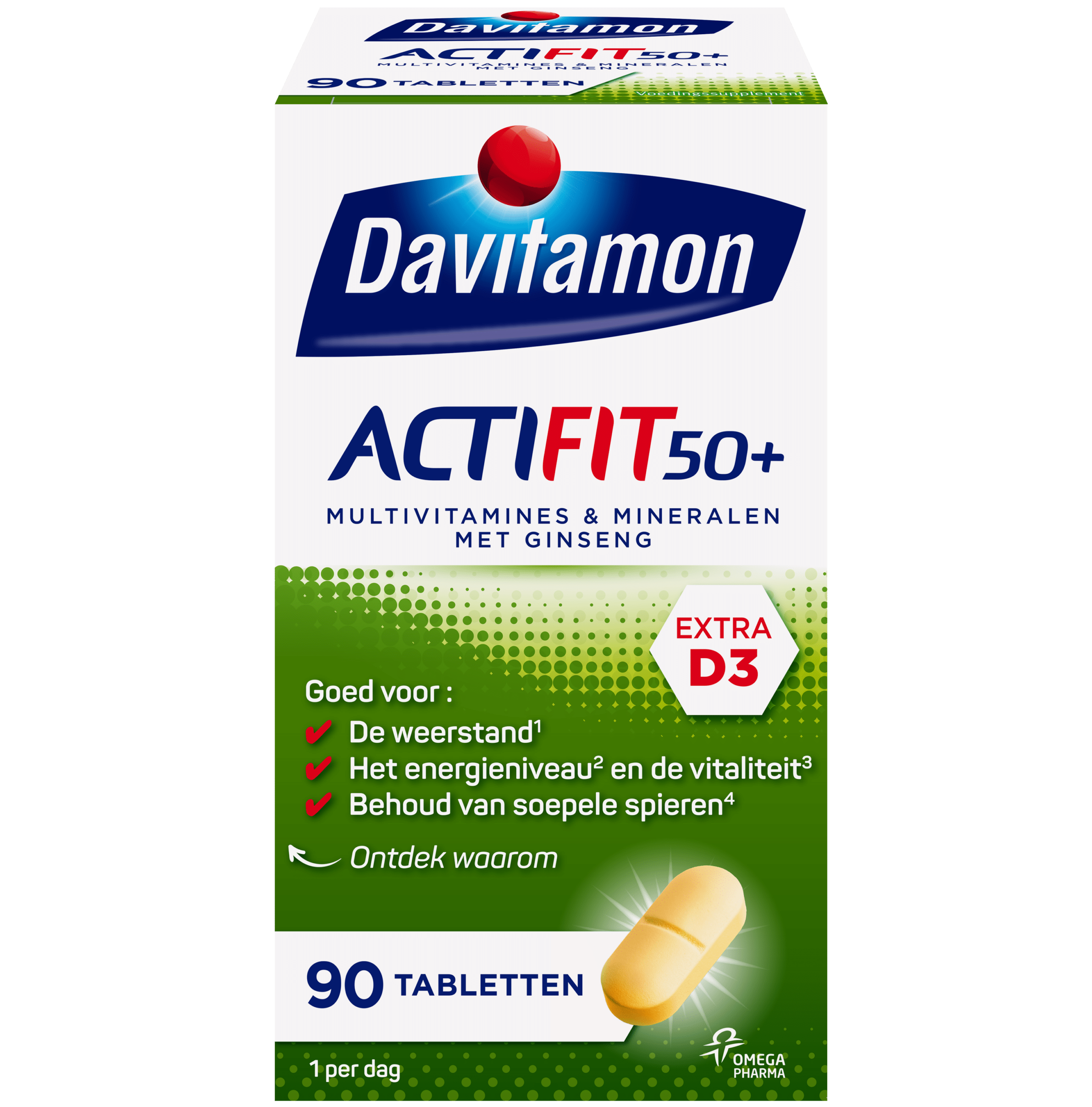 Davitamon Actifit 50+: goed voor de weerstand en het energieniveau