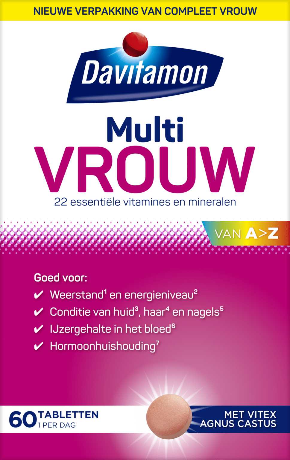 Davitamon Multi Vrouw: een complete multivitamine.