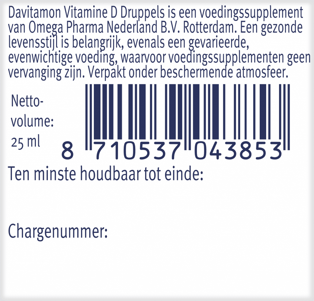 Davitamon vitamine D druppels baby & kind | Davitamon