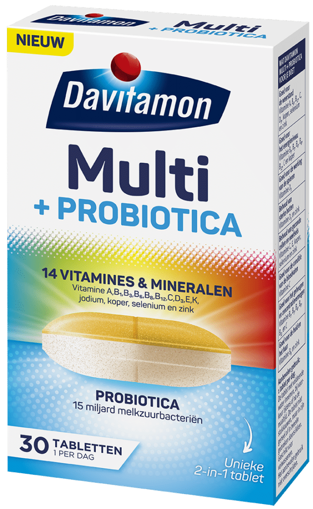 Davitamon Multi + Probiotica | Vitaminen & Mineralen