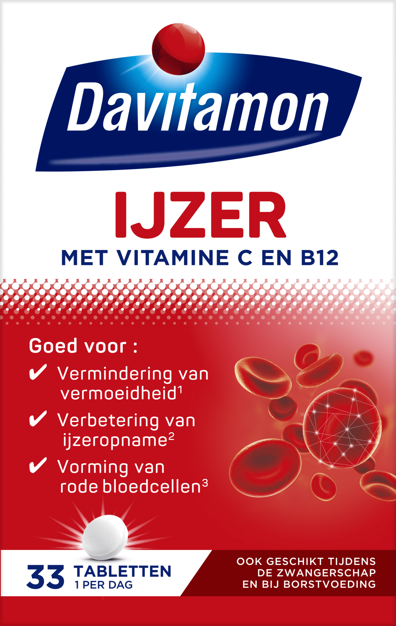 Davitamon IJzer met vitamine B12 en C | Davitamon