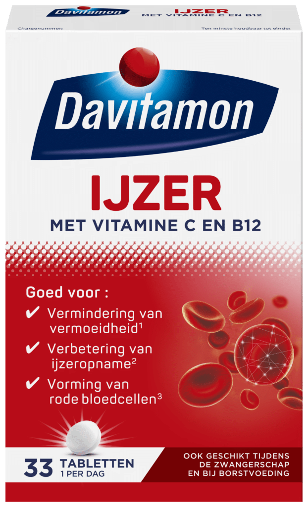 Davitamon IJzer met vitamine B12 en C | Davitamon