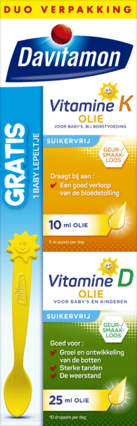 Vitamine D & vitamine K bij baby's | Davitamon