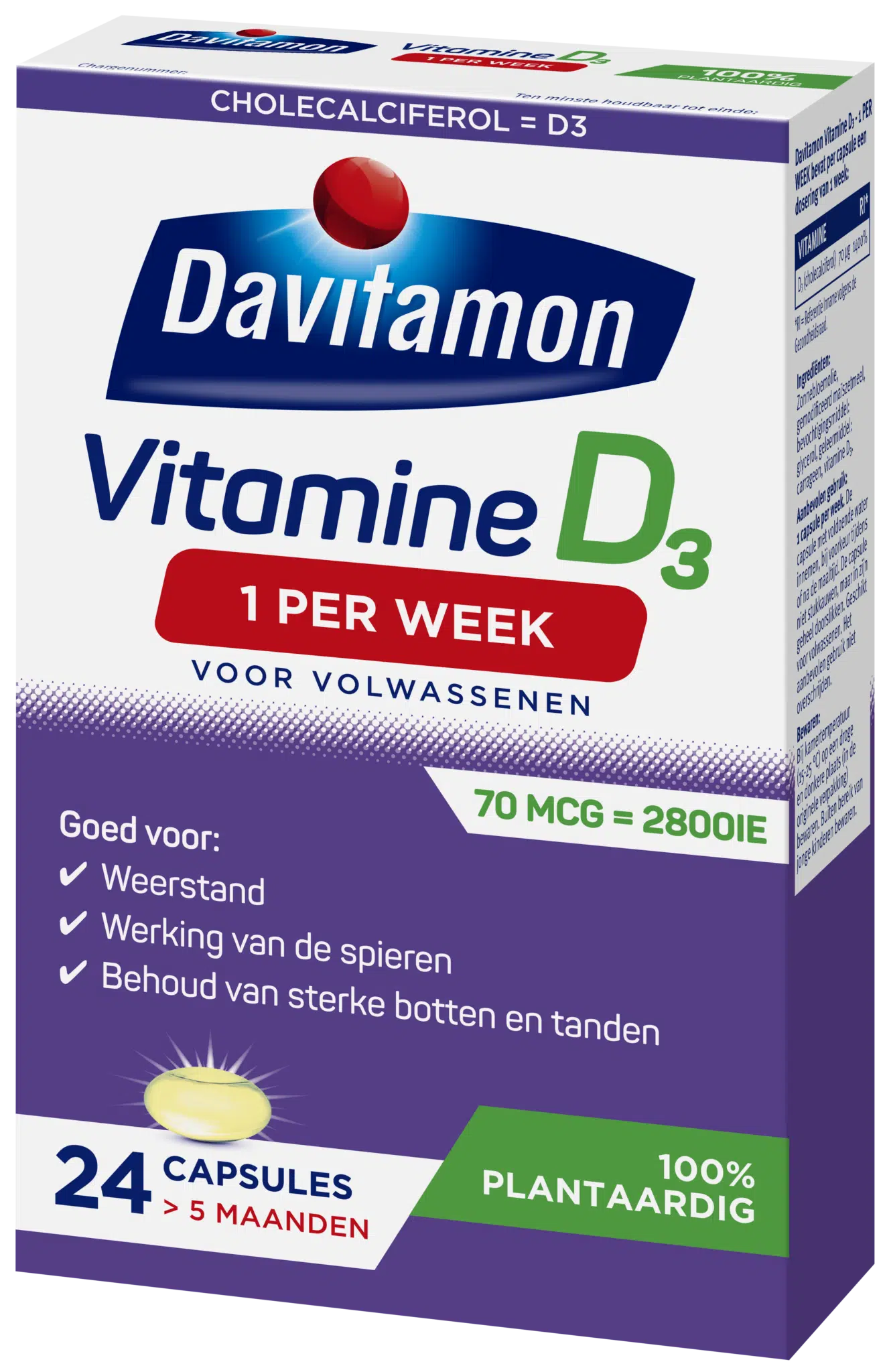 Davitamon Vegan Vitamine D: goed voor de weerstand