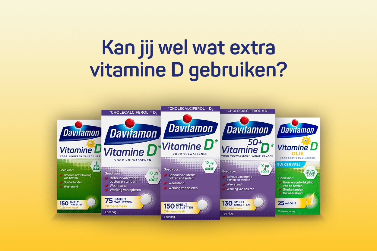 Davitamon Vegan Vitamine D: goed voor de weerstand